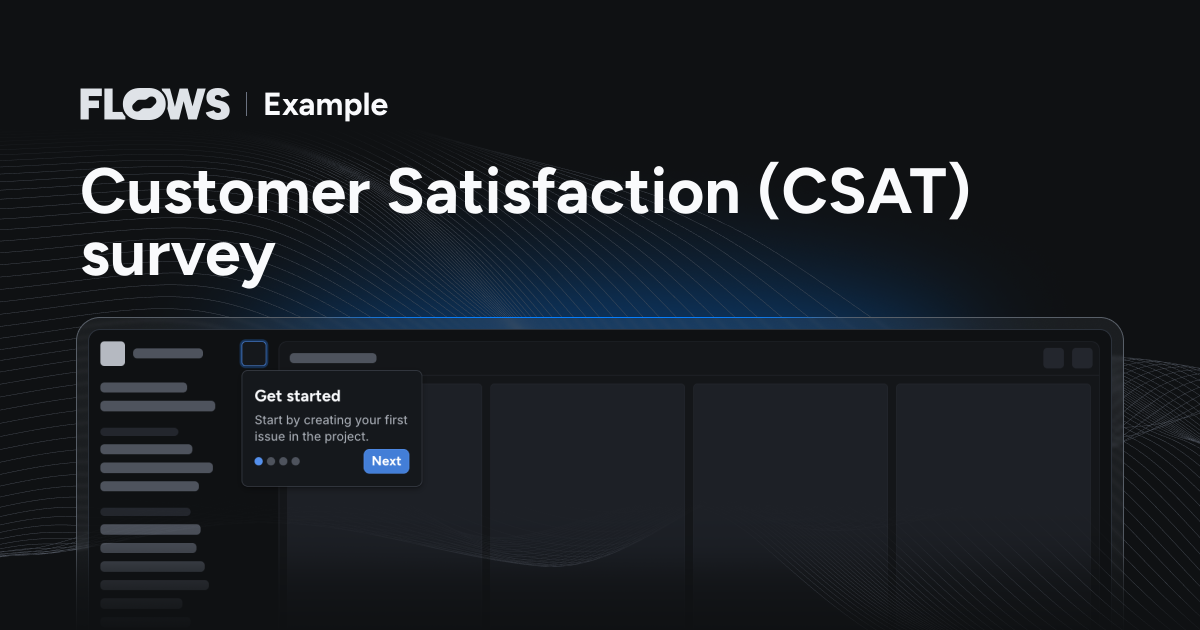 Customer Satisfaction (CSAT) survey – Example